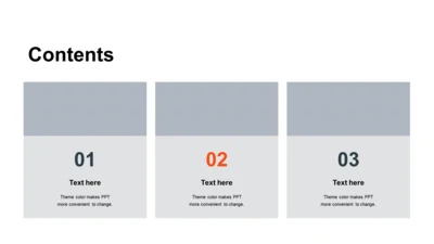 扁平PPT目录| PPT模板下载