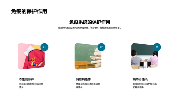 探秘人体免疫系统 Ppt模板下载